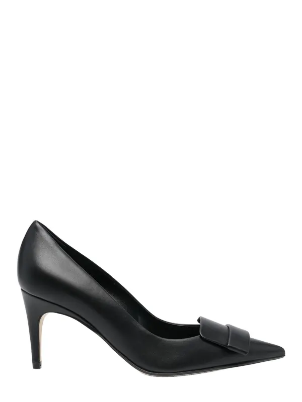 SERGIO ROSSI Sr1 70mm Nappa Leather Pumps - Black