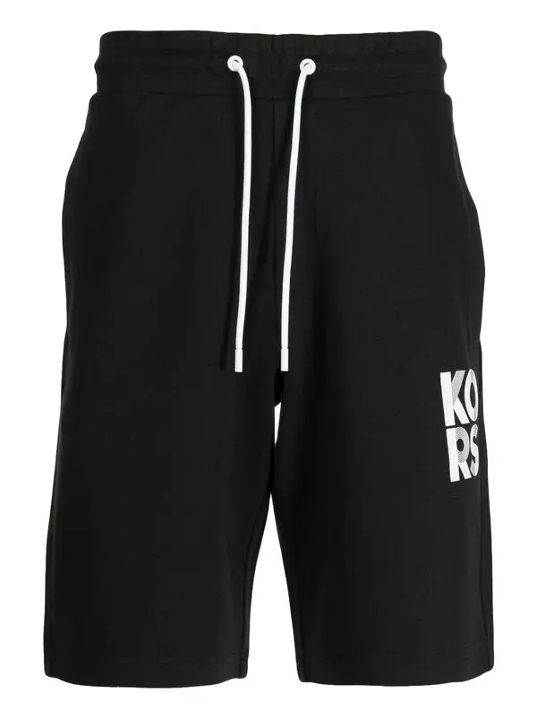 Michael Kors Logo-print Shorts - Black