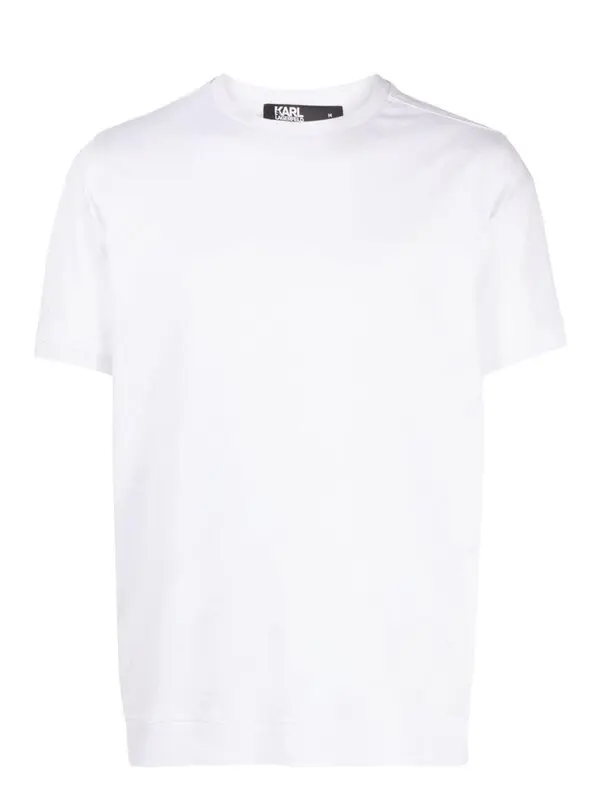 Karl Lagerfeld Logo-print Cotton T-shirt - White