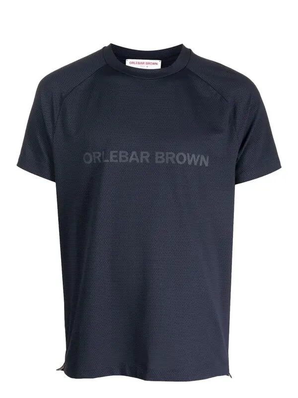 Orlebar Brown Logo-stamp T-shirt - Blue