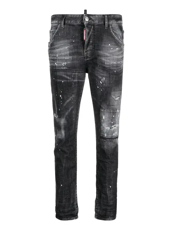 Dsquared2 Low-rise Skinny Jeans - Black