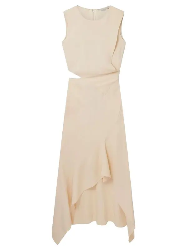 Stella McCartney Sleeveless Maxi Dress With Cut-outs - Neutrals