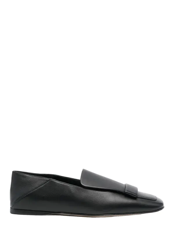 SERGIO ROSSI Sr1 Nappa Leather Loafers - Black