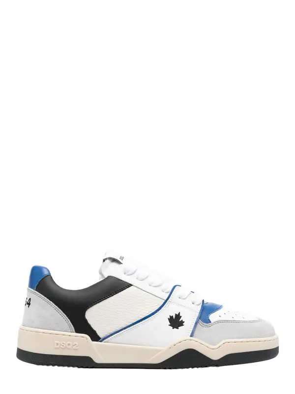 Dsquared2 Spider Leather Low-top Sneakers - White