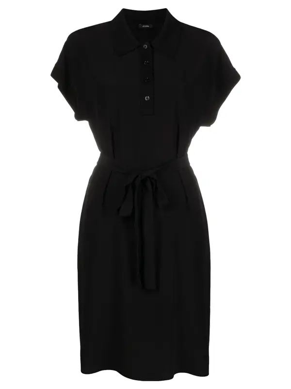 JOSEPH Rosemoore Silk Shirt Dress - Black