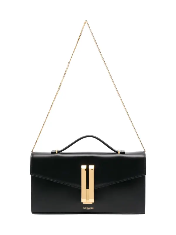 DEMELLIER Vancouver Leather Clutch - Black