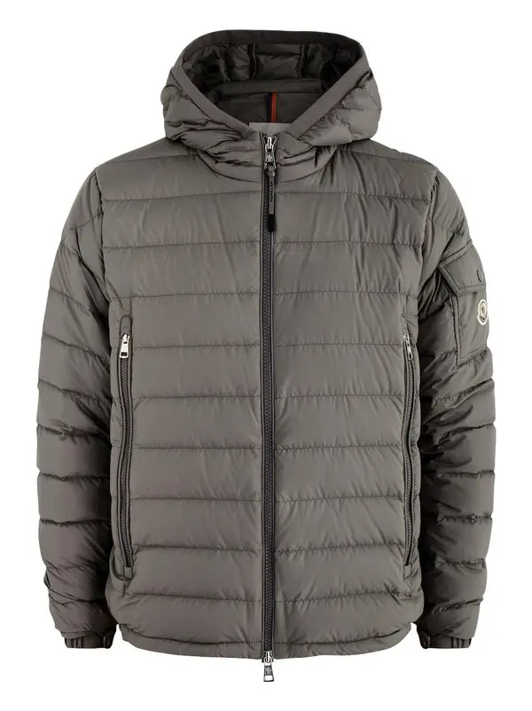 Moncler Galion Quilted Shell Jacket - Brown