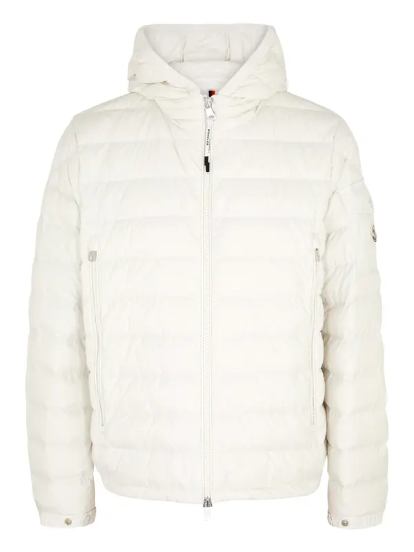 Moncler Galion Quilted Shell Jacket - Cream