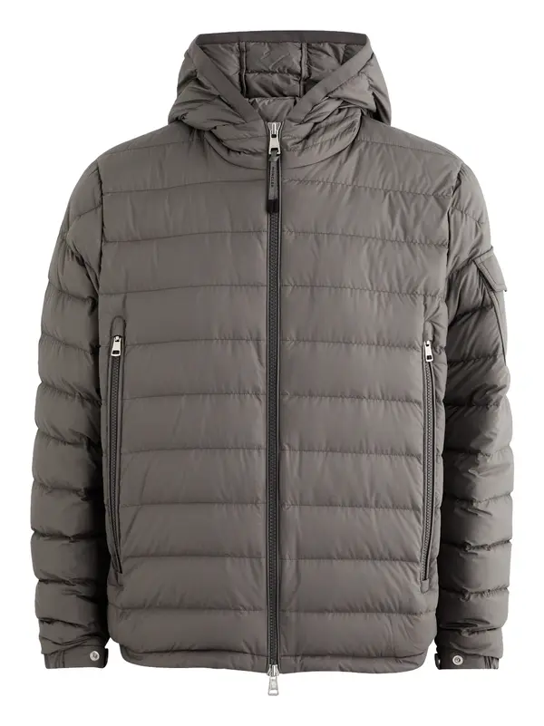 Moncler Galion Quilted Shell Jacket - Grey