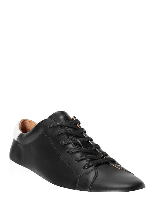 Ralph Lauren Polo Jermain Ii Leather Sneaker - Black