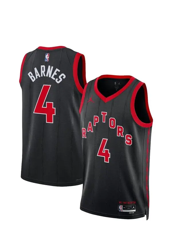 JORDAN BRAND Scottie Barnes Toronto Raptors Statement Edition Swingman Jersey - Black