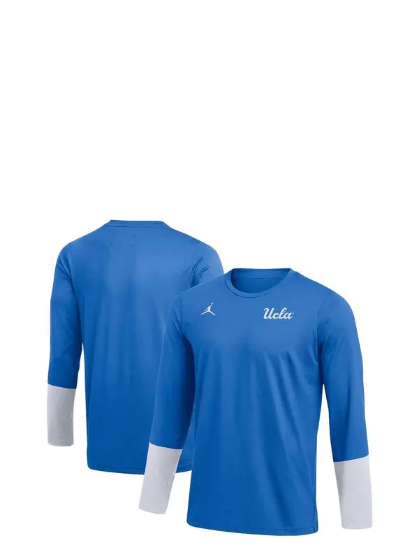 JORDAN BRAND Ucla Bruins Performance Long Sleeve T-shirt - Blue