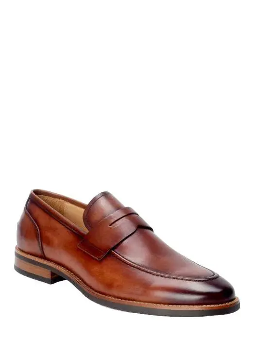 WARFIELD & GRAND Camino Penny Loafer - Cognac