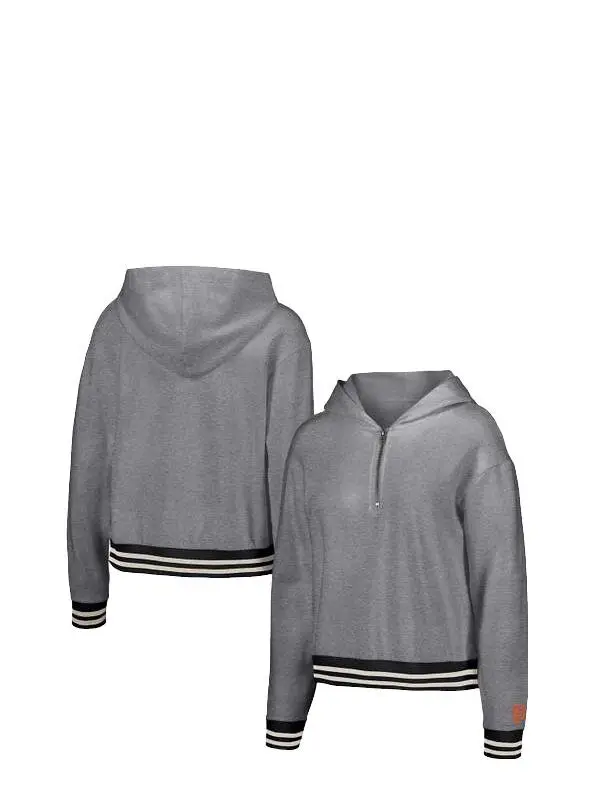 LUSSO San Francisco Giants Magnolia Quarter-zip Hoodie - Gray