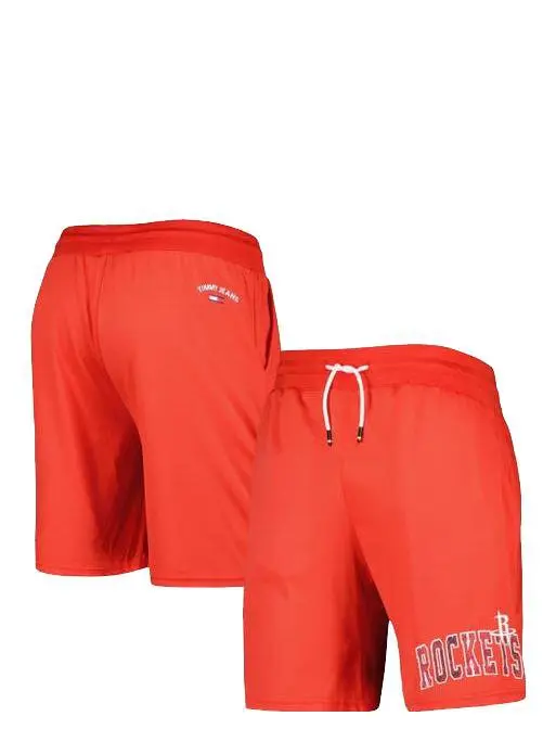 Tommy Hilfiger Houston Rockets Mesh Basketball Shorts By - Red