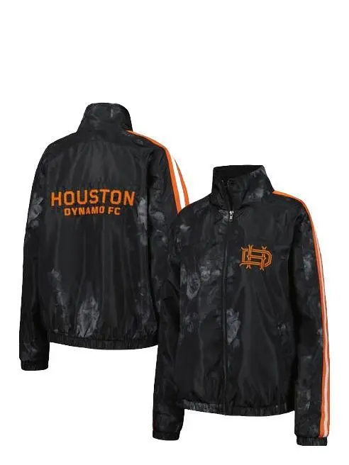 THE WILD COLLECTIVE Houston Dynamo Fc Full-zip Track Jacket - Black