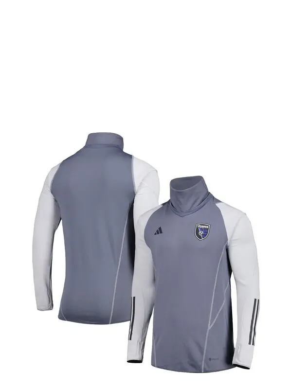 Adidas San Jose Earthquakes Warm Raglan Cold.rdy Top - Gray