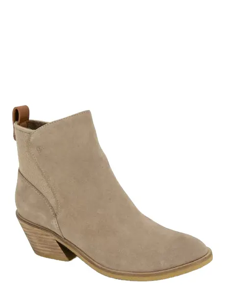 Gentle Souls By Kenneth Cole Clint Western Bootie - Mushroom Suede