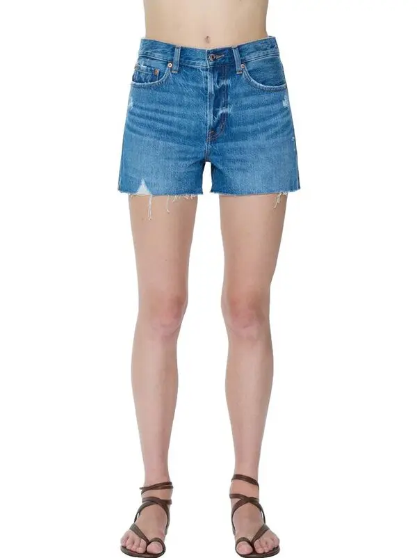 PISTOLA Nova High-waist Denim Shorts - Calling