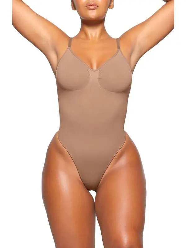 SKIMS Seamless Sculpt Low Back Thong Bodysuit - Sienna