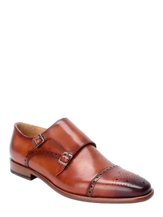 WARFIELD & GRAND Hemlock Monk Strap Loafer - Tan