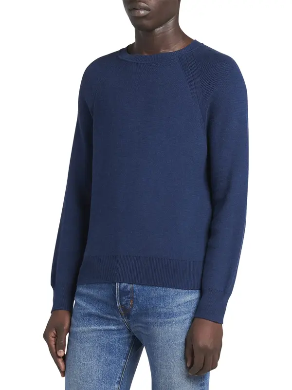 TOM FORD Wool Crewneck Sweater - Midnight B