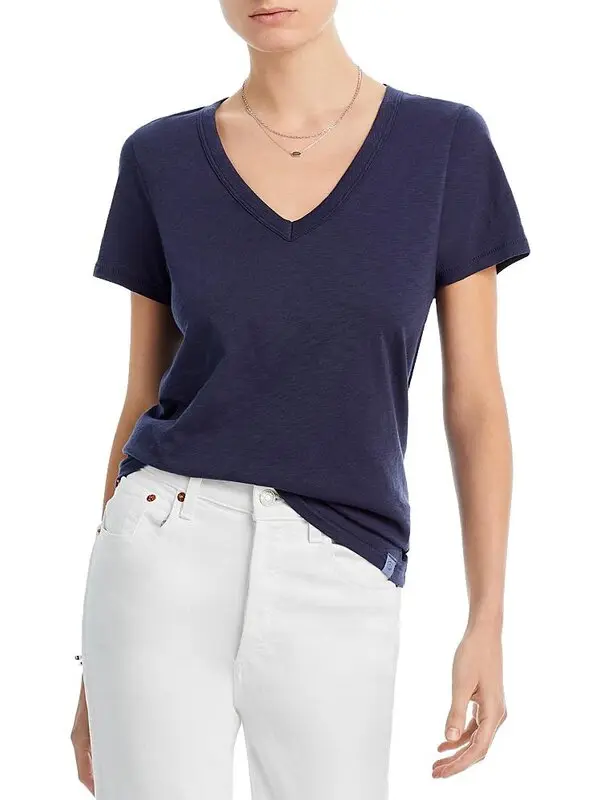 Rag & Bone The Slub V Neck Tee - Salute