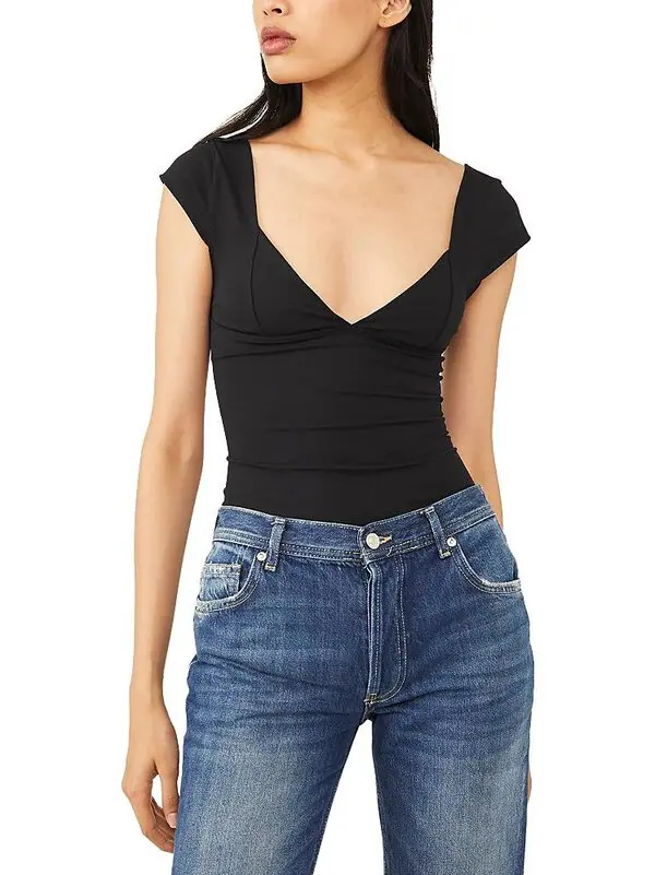 Free People Duo Bustier Top - Black