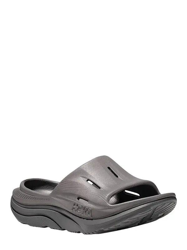 HOKA Ora Recovery 3 Slide Sandals - Grey