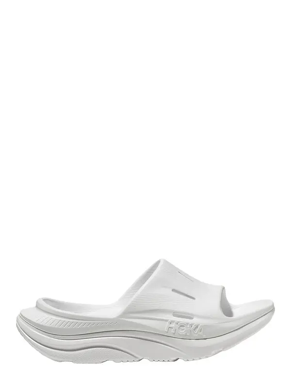 HOKA Ora Recovery 3 Slide Sandals - White/white