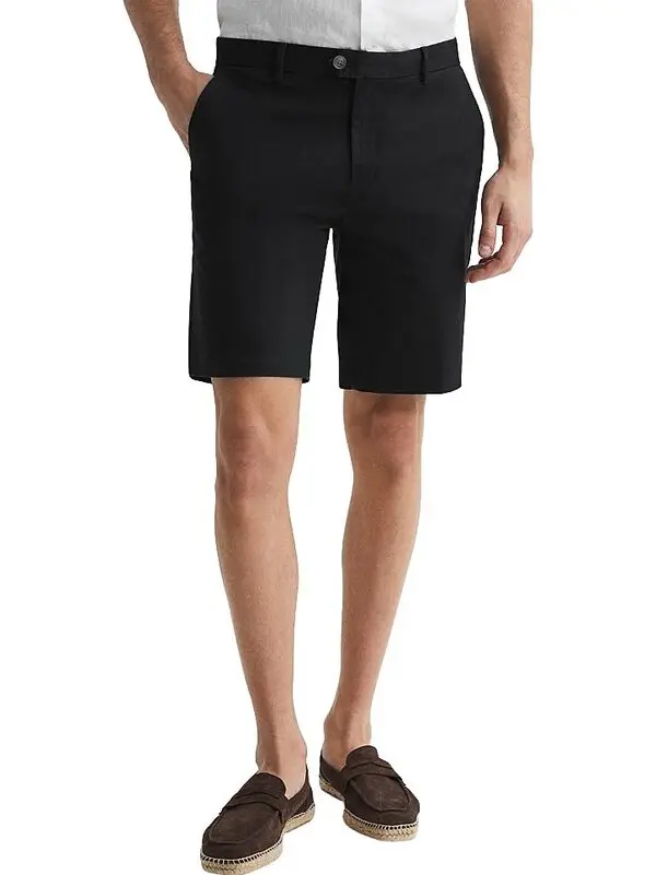 REISS Wicket Casual Shorts - Black
