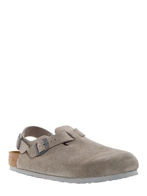 BIRKENSTOCK Tokio Slingback Clogs - Gray