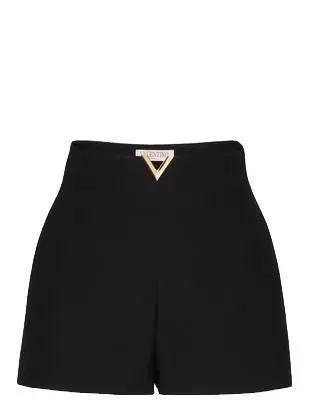 Valentino Garavani Crepe Couture Shorts - Black