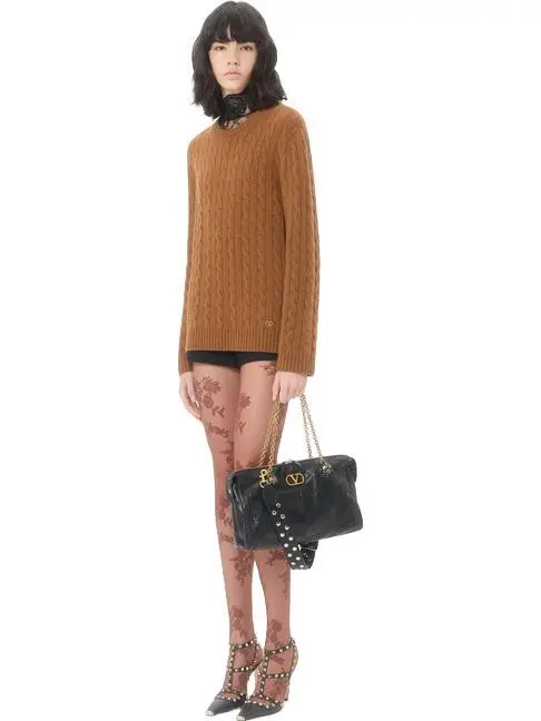 Valentino Garavani Crepe Couture Shorts - Black