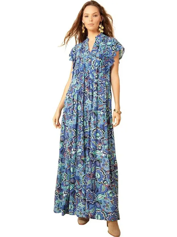 Hale Bob Zuzanna Maxi Dress - Blue