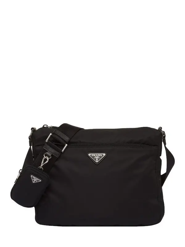 Prada Re-nylon Shoulder Bag - Black