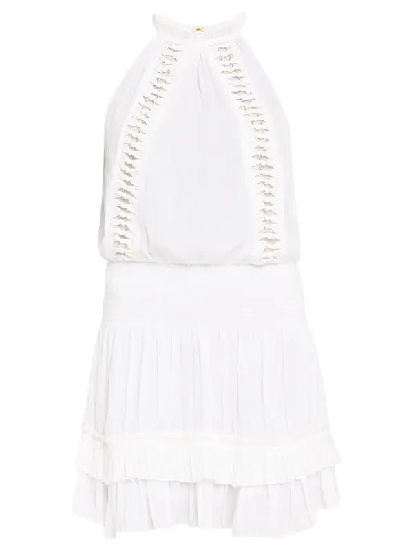 Ramy Brook Delfina Embellished Mini Dress - Ivory