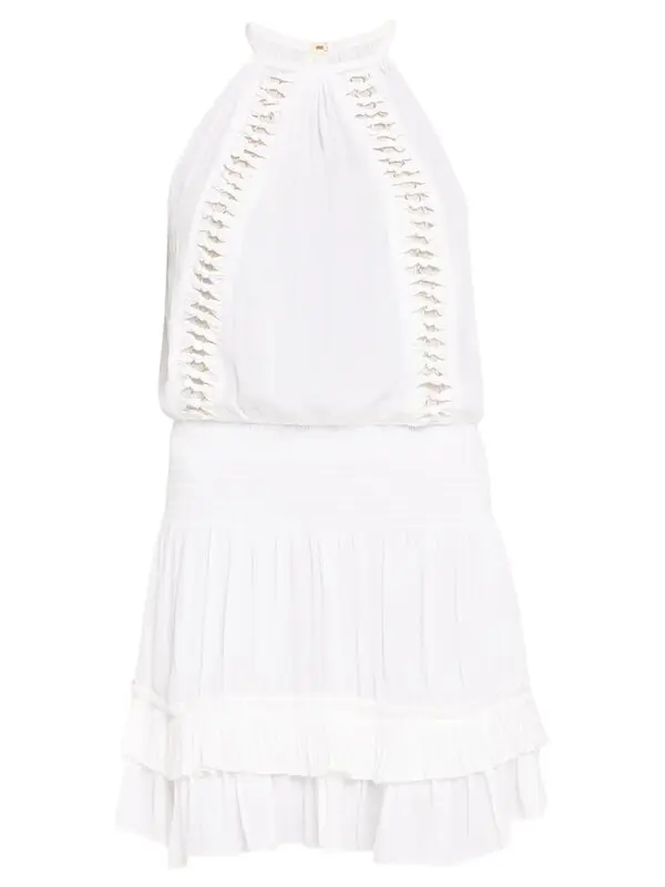 Ramy Brook Delfina Embellished Mini Dress - Ivory