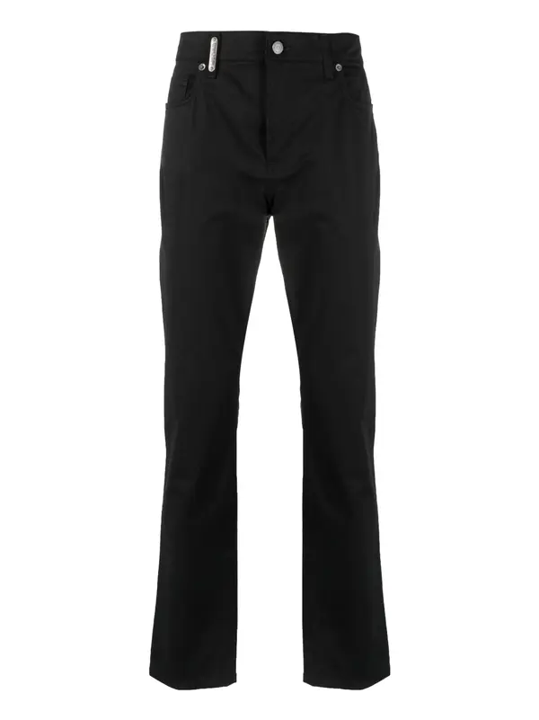 Moschino Mid-rise Trousers - Black