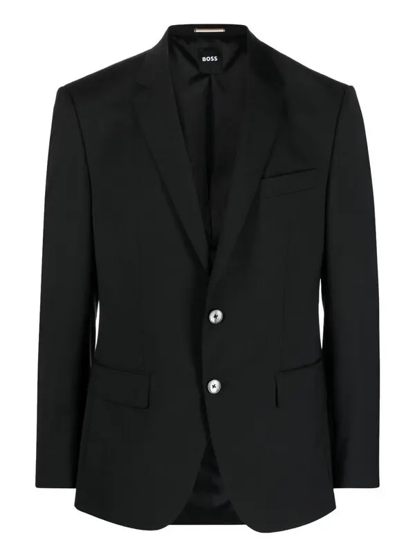 BOSS Single-breasted Blazer - Black