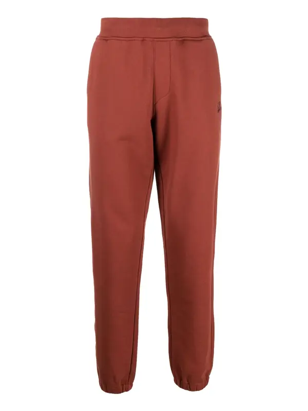 C.P. COMPANY Logo-embroidered Cotton Track Pants - Orange