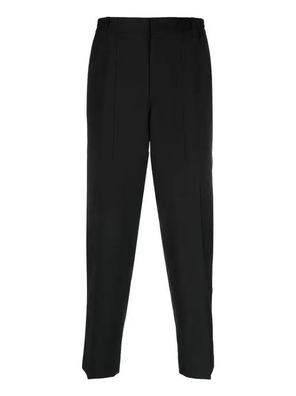 Helmut Lang Mid-rise Straight-leg Trousers - Black
