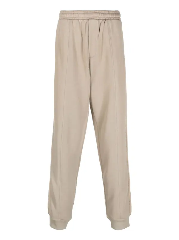 Helmut Lang Elasticated-waist Cotton Track Pants - Neutrals