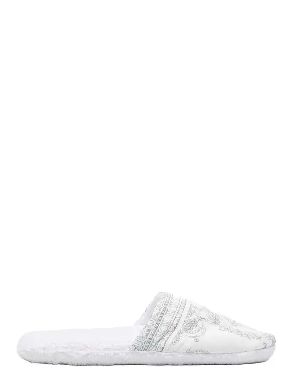 Versace I Love Baroque Slippers - White