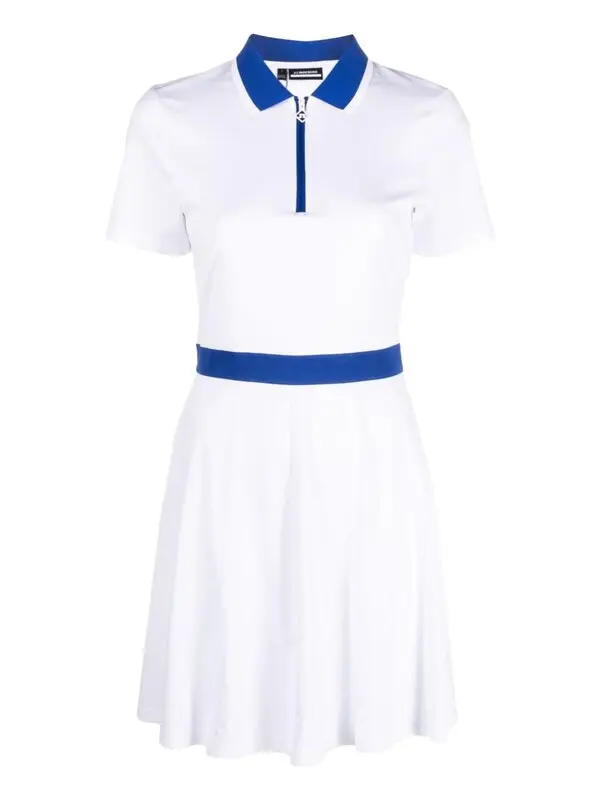 J. Lindeberg Helga Polo Minidress - White