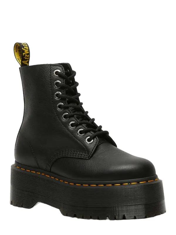 Dr. Martens 1460 Max Leather Platform Boots - Black