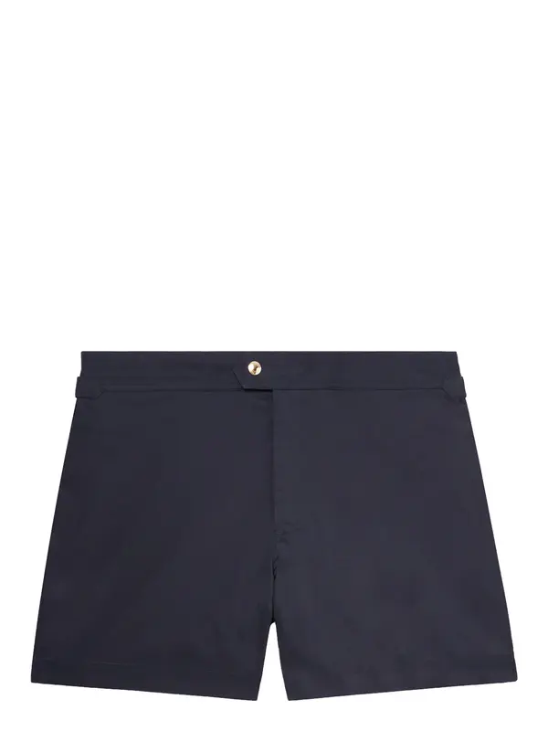 TOM FORD Straight-leg Short-length Swim Shorts - Blue