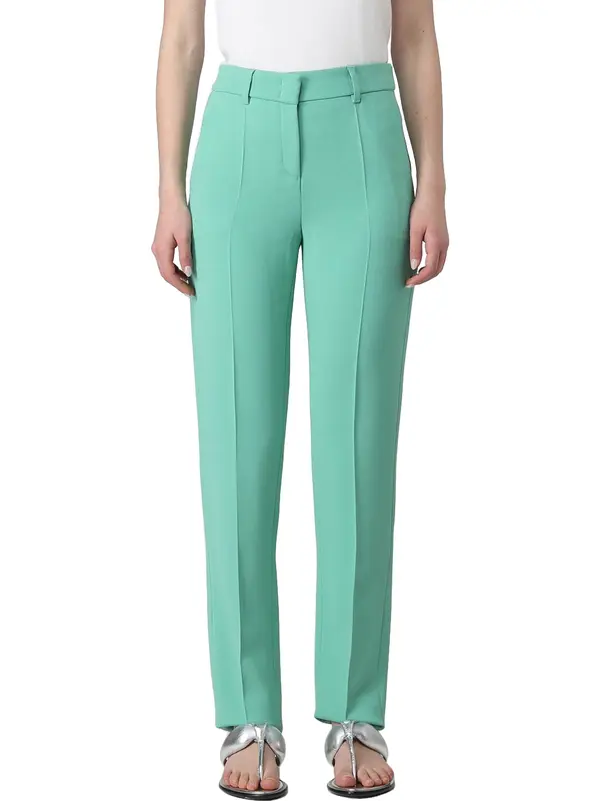Emporio Armani Viscose Blend Pants - Green