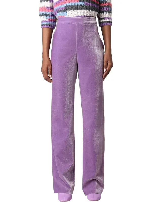 Moschino Wide Leg Trousers - Violet