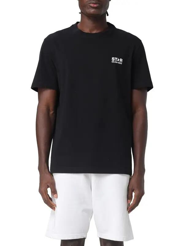GOLDEN GOOSE Star Cotton T-shirt - Black